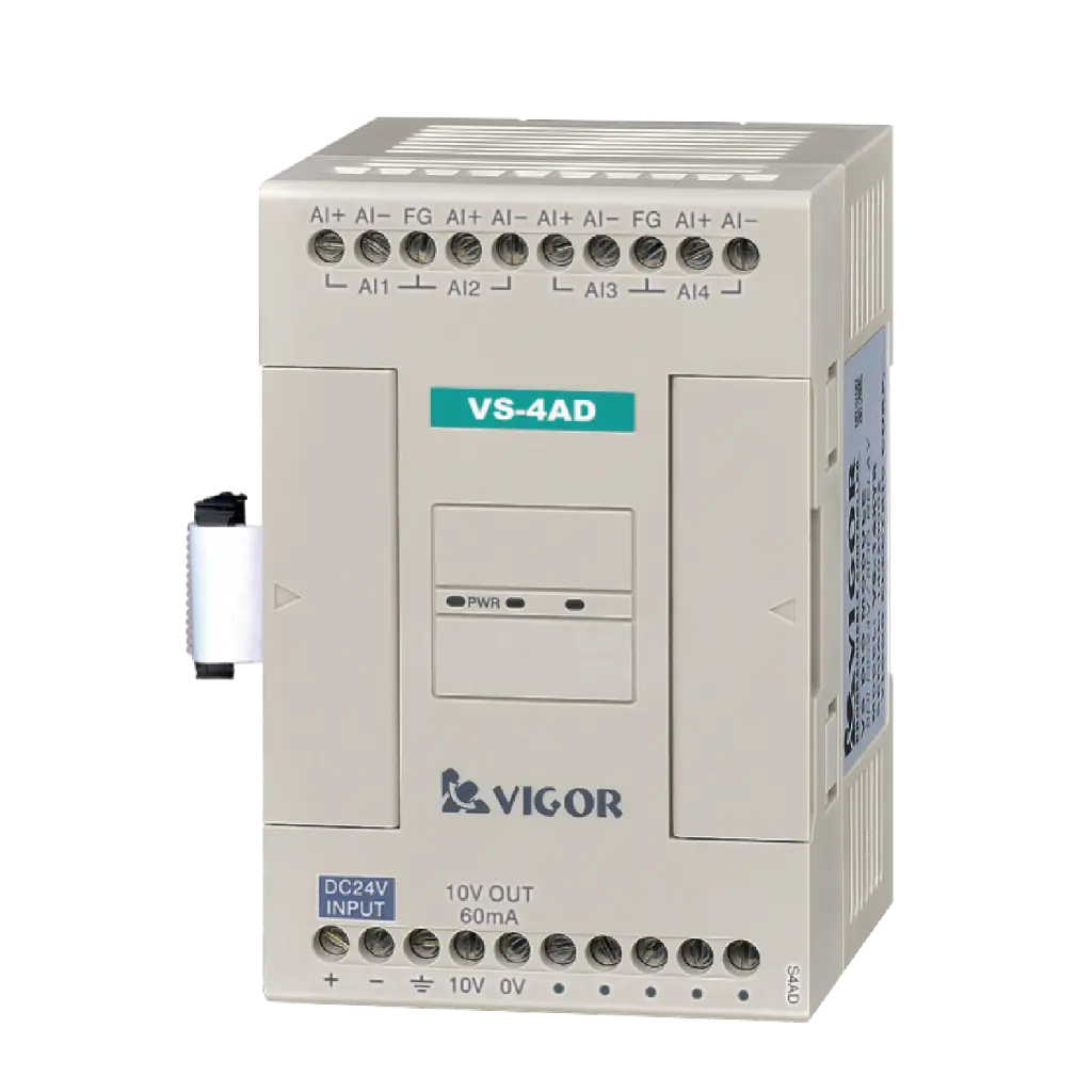 VIGOR VS-4AD PLC Analog Expansion Module | 4 Channel Input