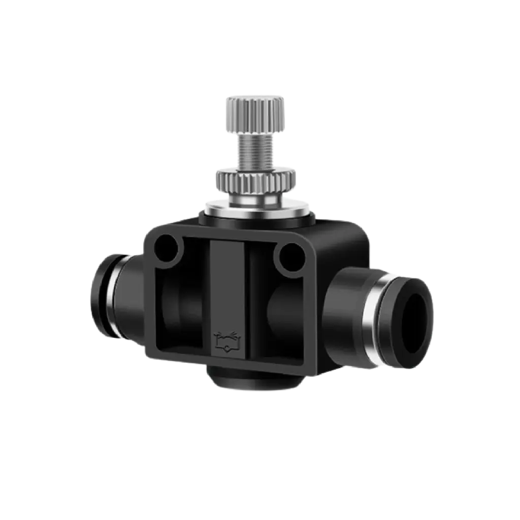 Pneumatic Flow Control Valve 4mm – Precise Airflow Regulation
